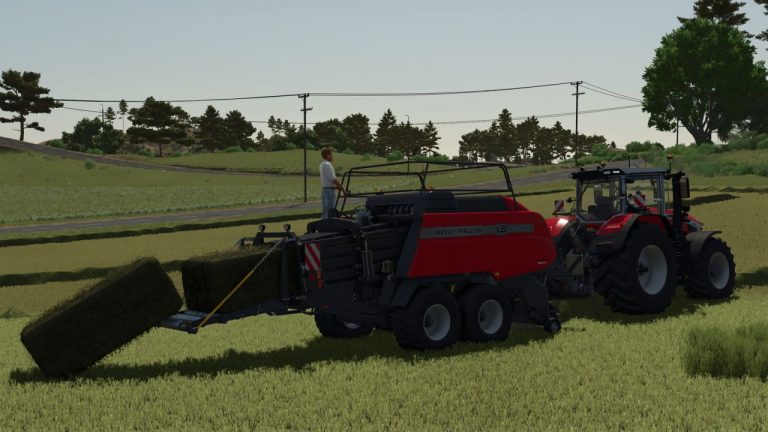 Massey Ferguson LB 2234 XD Gen2 Baler V1.0.0.0 FS25 Mod | Farming Simulator 22 Mod