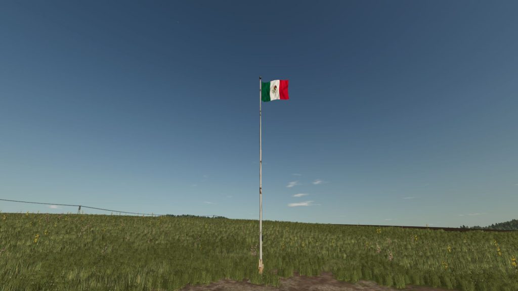 Mexico flag V1.0.0.0 FS25 Mod | Farming Simulator 22 Mod