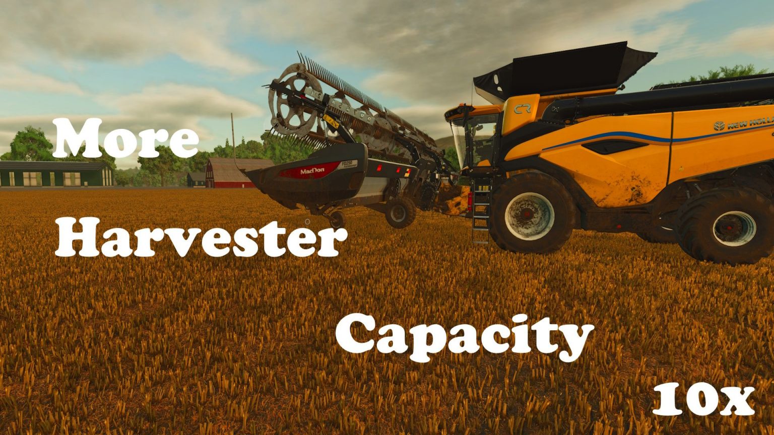 More Harvester Capacity [MHC] V1.0.0.1 FS25 Mod | Farming Simulator 22 Mod