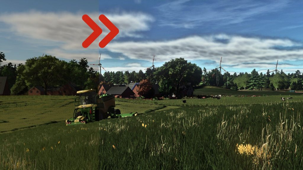 Realistic RayTracing Reshade Preset V6.2.0.0 FS25 Mod | Farming Simulator 22 Mod
