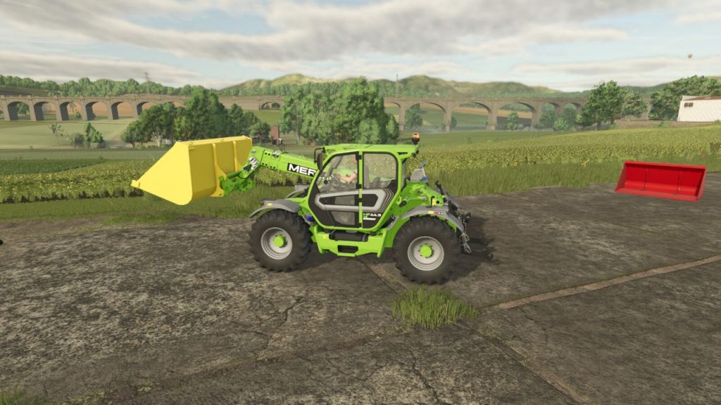 Telehandler Shovel V1.0.0.0 FS25 Mod | Farming Simulator 22 Mod
