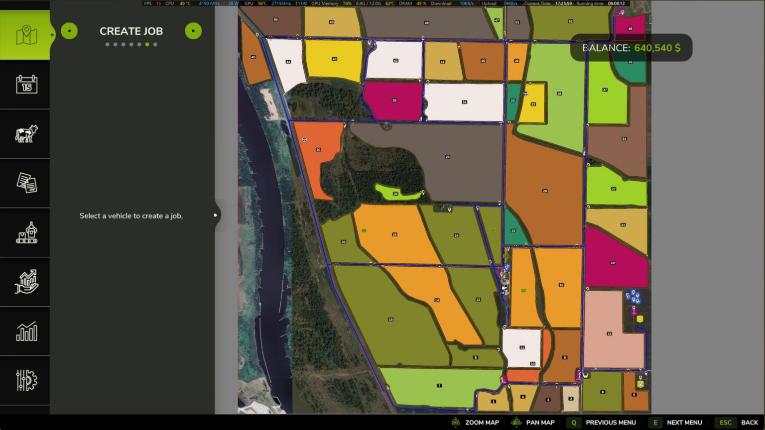AutoDrive Missouri River Bottom 4x V1.0.0.0 FS25 Mod | Farming ...