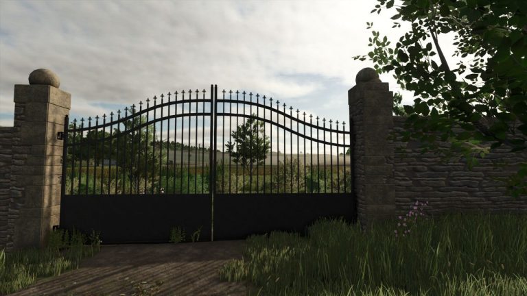 Fence Wall And Gate V1.0.0.0 FS25 Mod | Farming Simulator 22 Mod