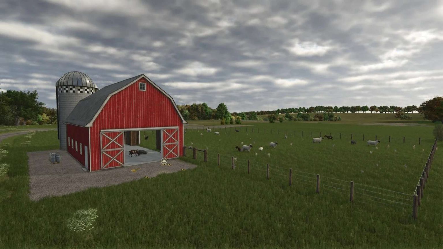 Sheep Goat Barn v1.0.0.0 FS25 Mod | Farming Simulator 22 Mod
