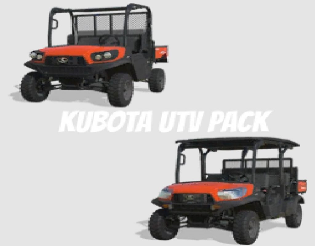 Kubota Site UTV Pack v1.0.0.0 FS25 Mod | Farming Simulator 22 Mod