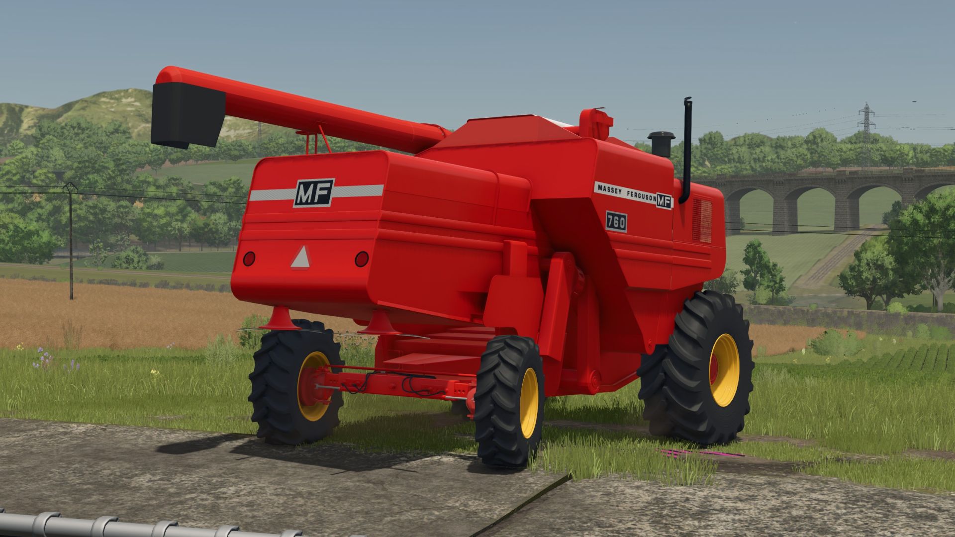 Massey Ferguson 760 V1.0.0.0 FS25 Mod | Farming Simulator 22 Mod