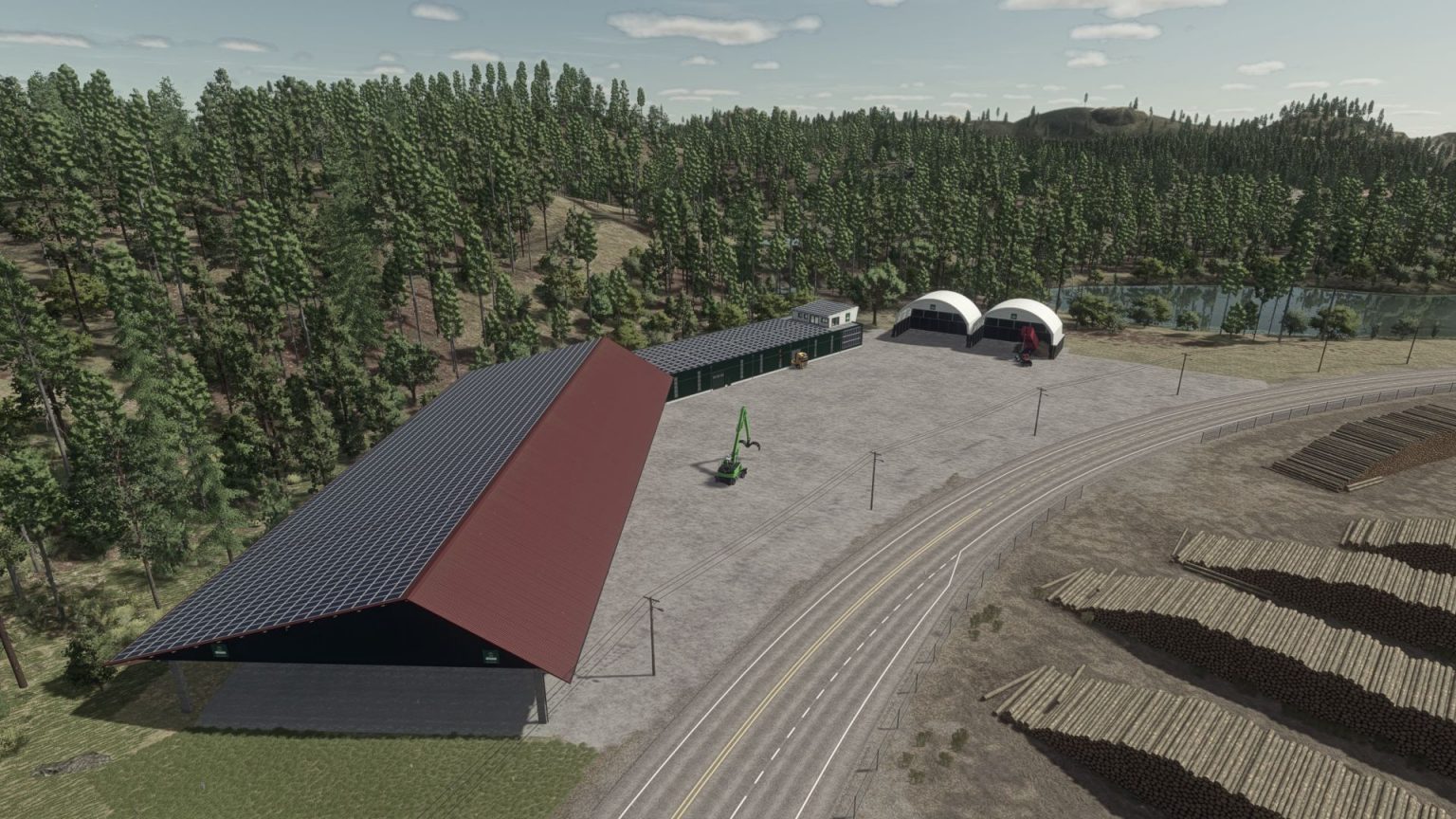 Silverrun Forest Buildings Pack V1.0.1.0 FS25 Mod | Farming Simulator ...