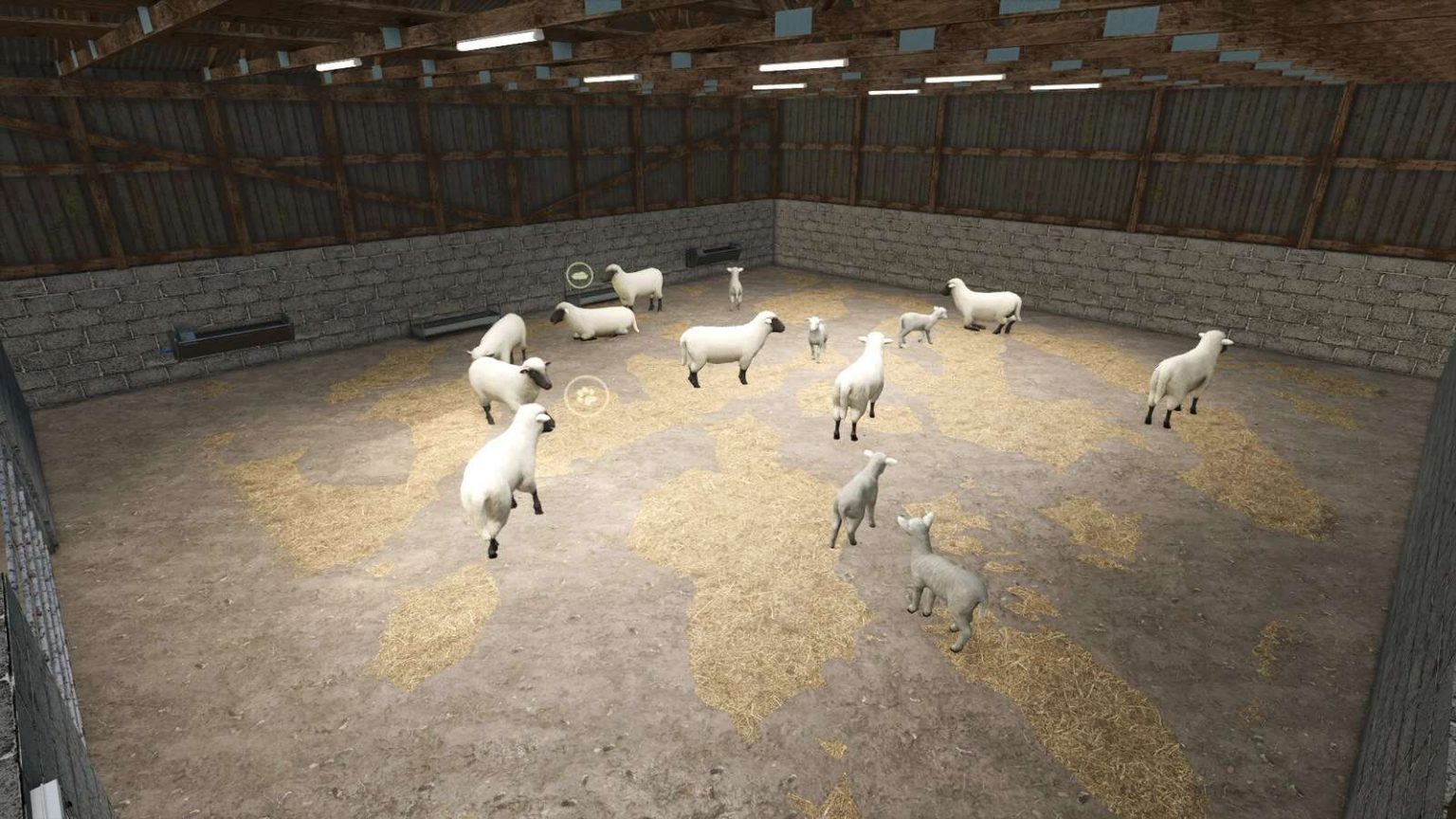 UK Indoor Sheep Barn v1.0.0.0 FS25 Mod | Farming Simulator 22 Mod