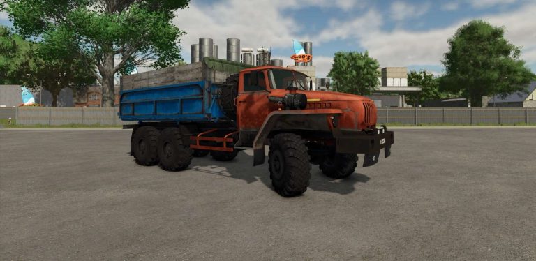 Ural 4320 and Trailer v1.0.0.0 FS25 Mod | Farming Simulator 22 Mod