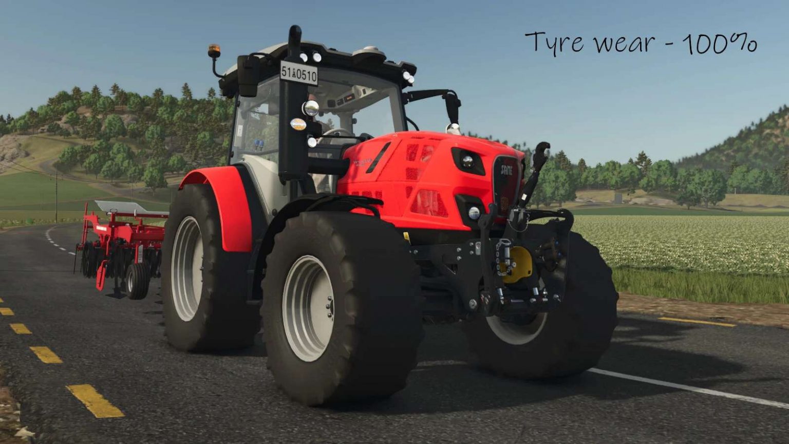 Use Up Your Tyres v1.0.0.0 FS25 Mod | Farming Simulator 22 Mod