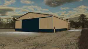 62x100 Cold Storage Shed v1.0.0.0 FS25 Mod | Farming Simulator 22 Mod