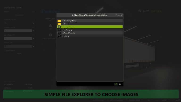 Custom logos on any vehicle V1.0.0.0 FS25 Mod | Farming Simulator 22 Mod
