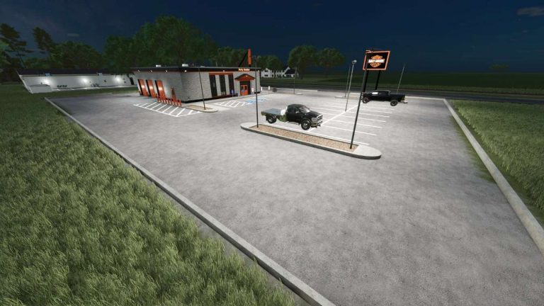 Harley Davidson Dealership v1.0.0.0 FS25 Mod | Farming Simulator 22 Mod
