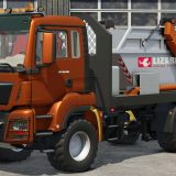 MAN TGS 18.500 Skip Loader Truck v1.0.0.0 FS25 Mod | Farming Simulator ...