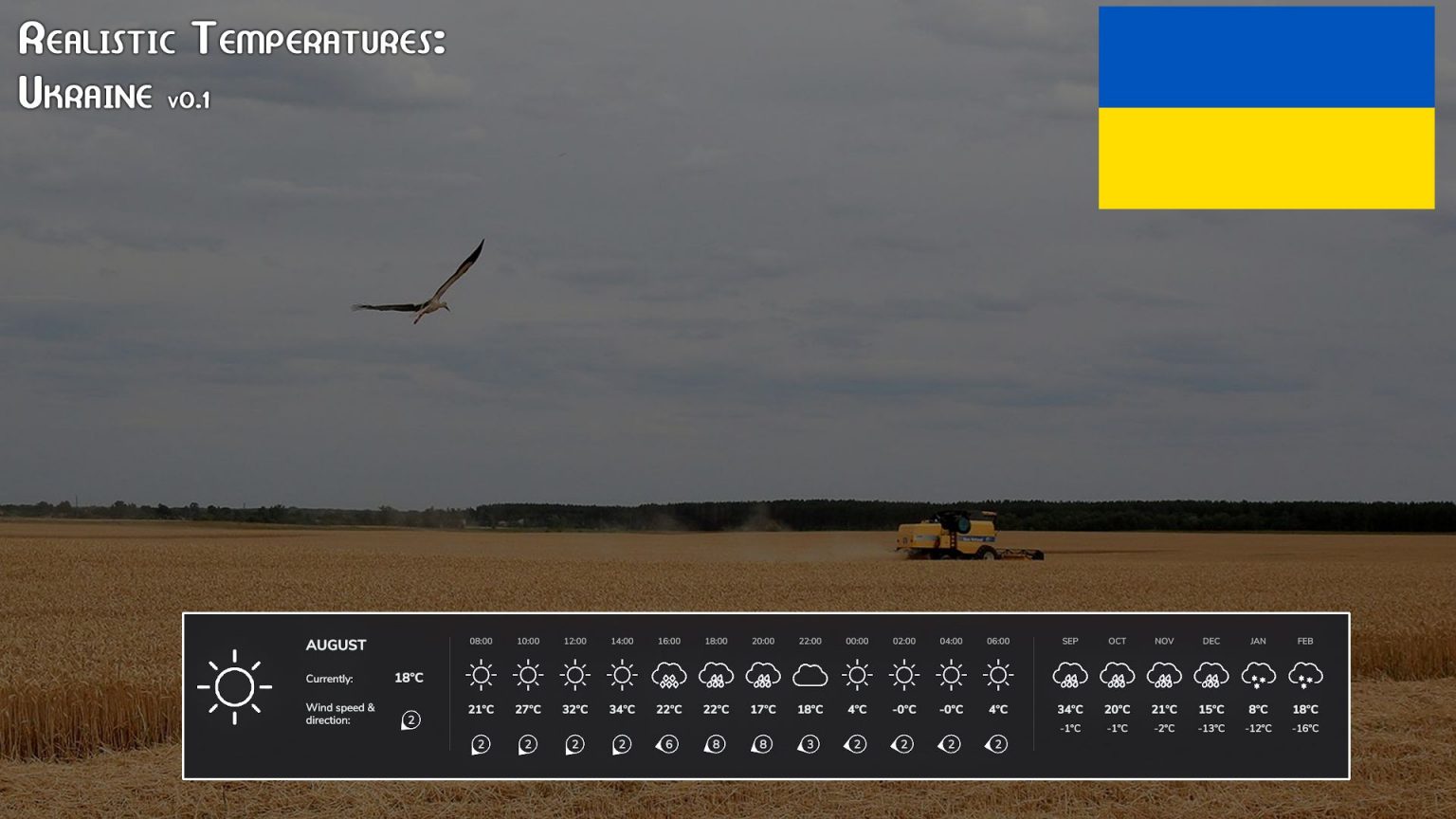 Realistic Temperatures - Ukraine BETA v1.0.0.0 FS25 Mod | Farming ...