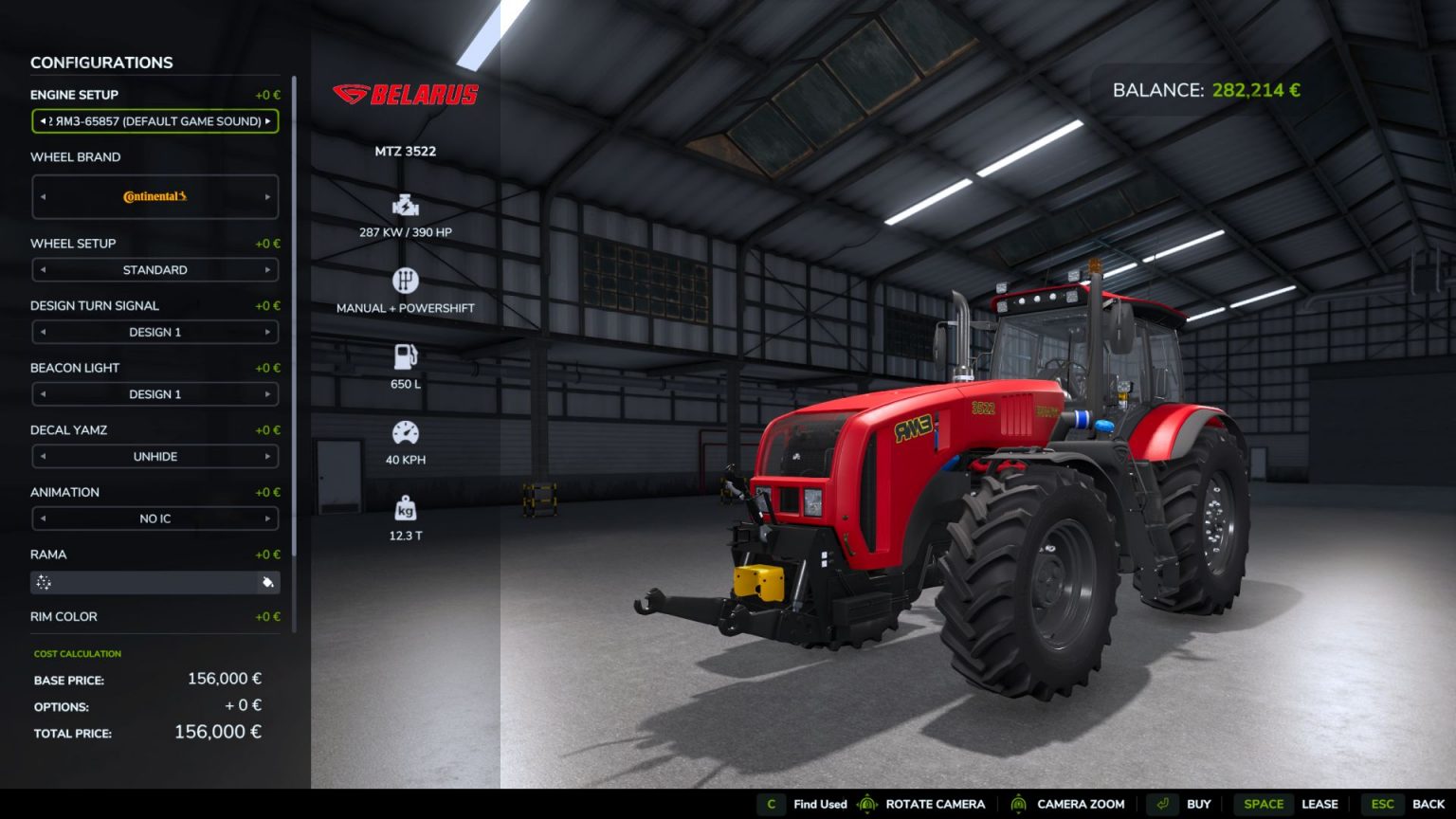 Belarus 3522 V1.0.0.0 FS25 Mod | Farming Simulator 22 Mod