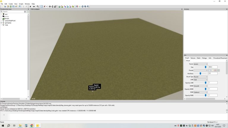 Empty Flat Map with bonus V1.0.0.0 FS25 Mod | Farming Simulator 22 Mod