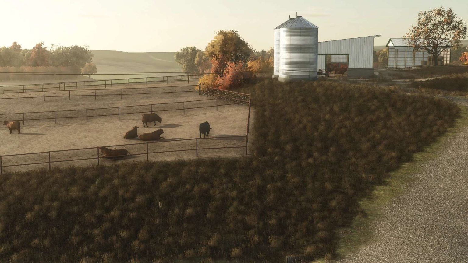 Feedlot Fence Pack v1.0.0.0 FS25 Mod | Farming Simulator 22 Mod