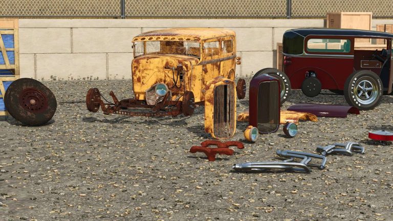 Hot Rod And Small Block Chevy Engine v1.0.0.0 FS25 Mod | Farming ...