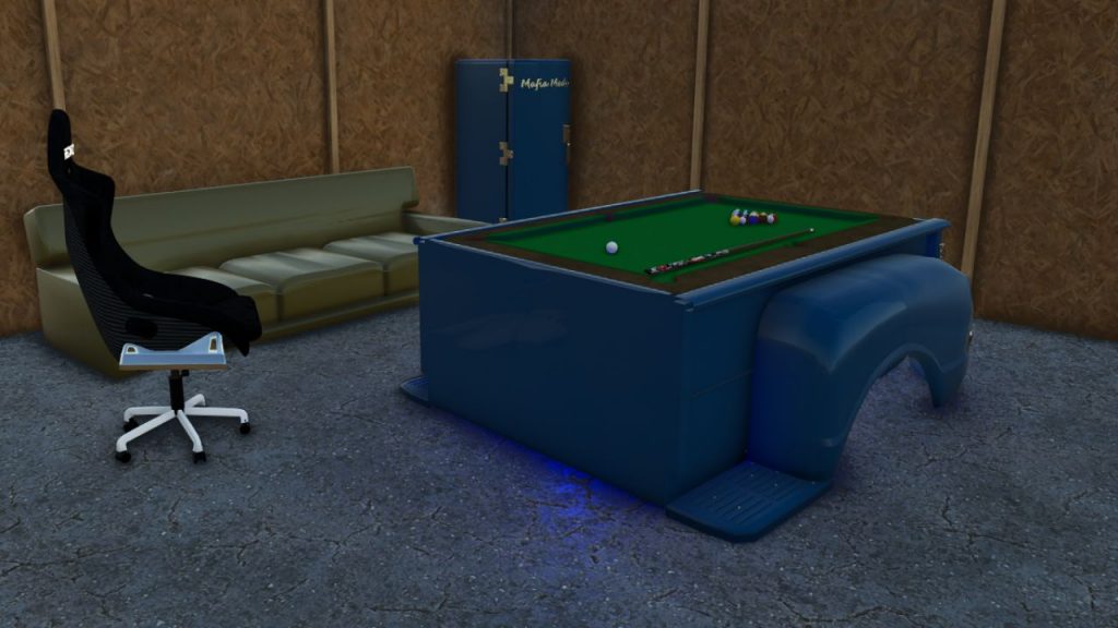 Basement furniture pack V1.0.1.0 FS25 Mod | Farming Simulator 22 Mod