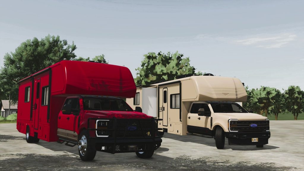 Ford Crew Cab RV V1.0.0.0 FS25 Mod | Farming Simulator 22 Mod