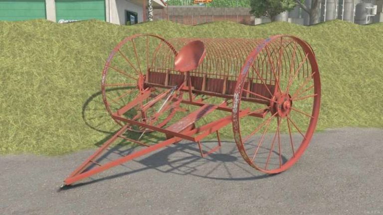 Horse Drawn Rake v1.0.0.0 FS25 Mod | Farming Simulator 22 Mod