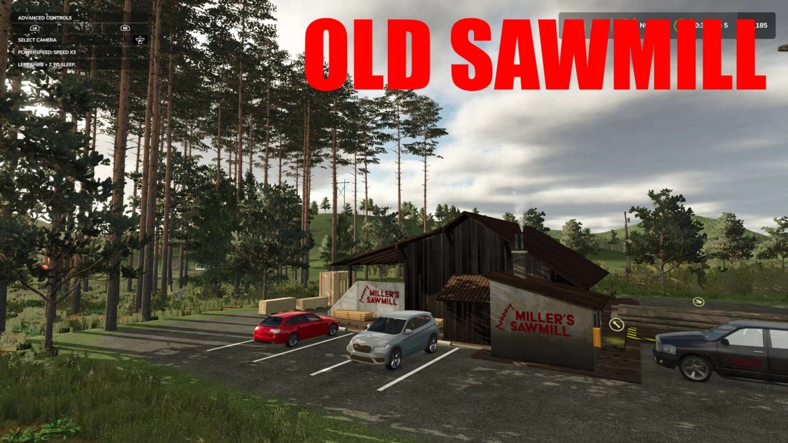 OLD SAWMILL v1.0.0.0 FS25 Mod | Farming Simulator 22 Mod