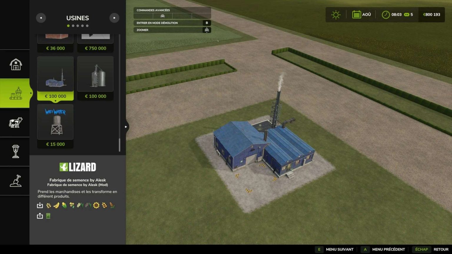 Seed factory v1.0.0.0 FS25 Mod | Farming Simulator 22 Mod