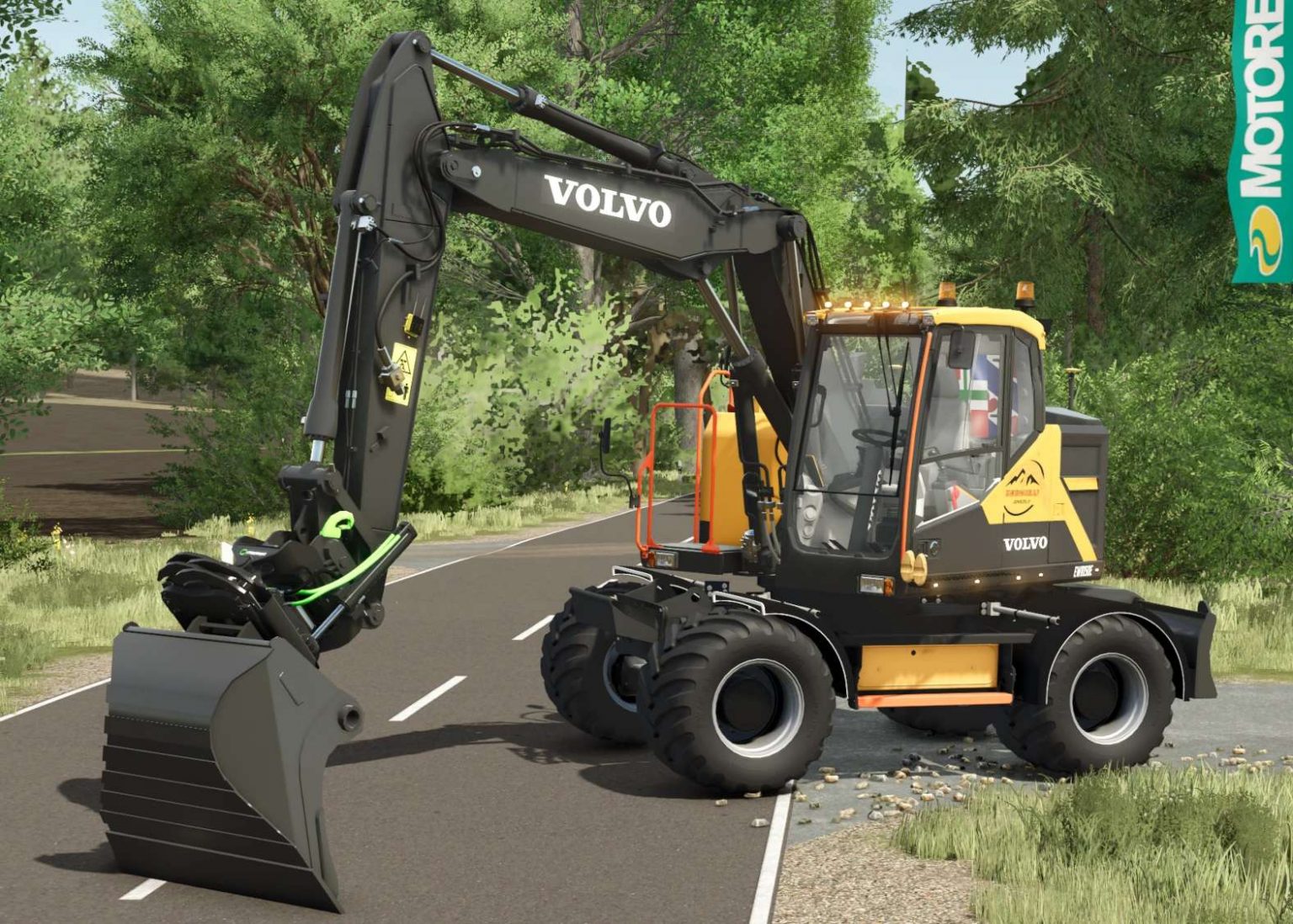 Volvo EWR 150e Custom v1.0.0.0 FS25 Mod | Farming Simulator 22 Mod