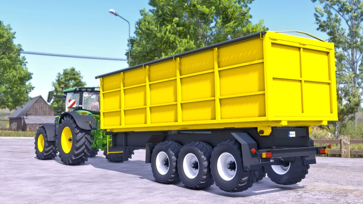 Agricultural trailer V1.0.0.1 FS25 Mod | Farming Simulator 22 Mod