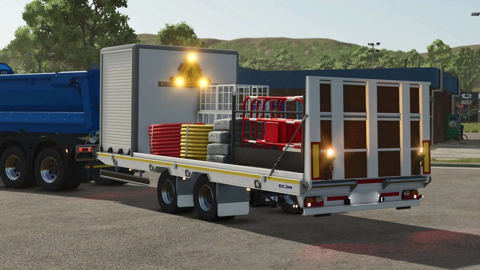 ECIM public works trailer v1.0.0.0 FS25 Mod | Farming Simulator 22 Mod