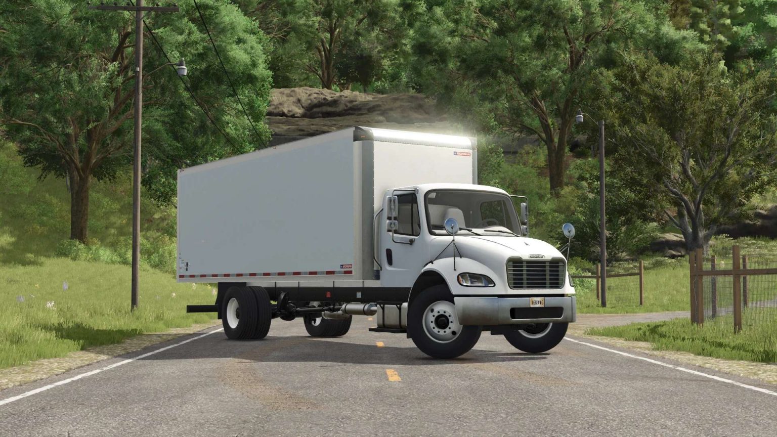 Freightliner M2 Box Truck v1.0.0.0 FS25 Mod | Farming Simulator 22 Mod