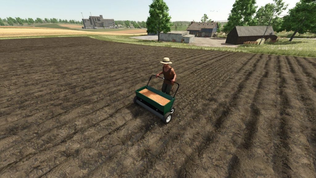 Hand Pushable Machines Pack V5.0.0.0 FS25 Mod | Farming Simulator 22 Mod