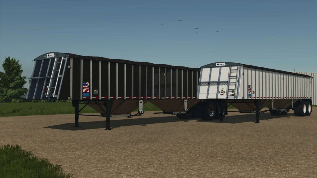 Merrit 42 Foot Hopper Bottom v1.0.0.0 FS25 Mod | Farming Simulator 22 Mod