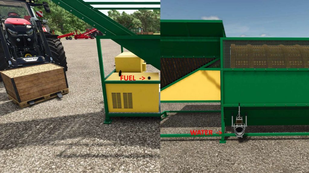 Potato Washing System v1.0.0.0 FS25 Mod | Farming Simulator 22 Mod