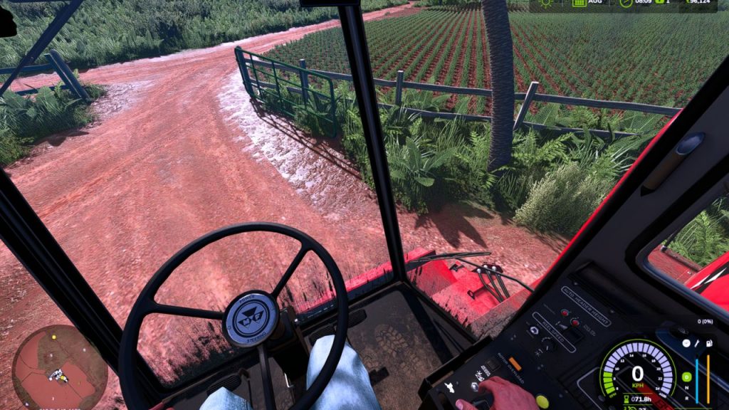 Realistic camera with hand on steering wheel V1.1.0.0 FS25 Mod | Farming Simulator 22 Mod