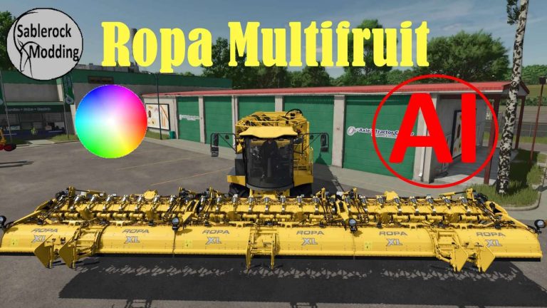 Ropa Multifruit Custom v1.0.2.7 FS25 Mod | Farming Simulator 22 Mod