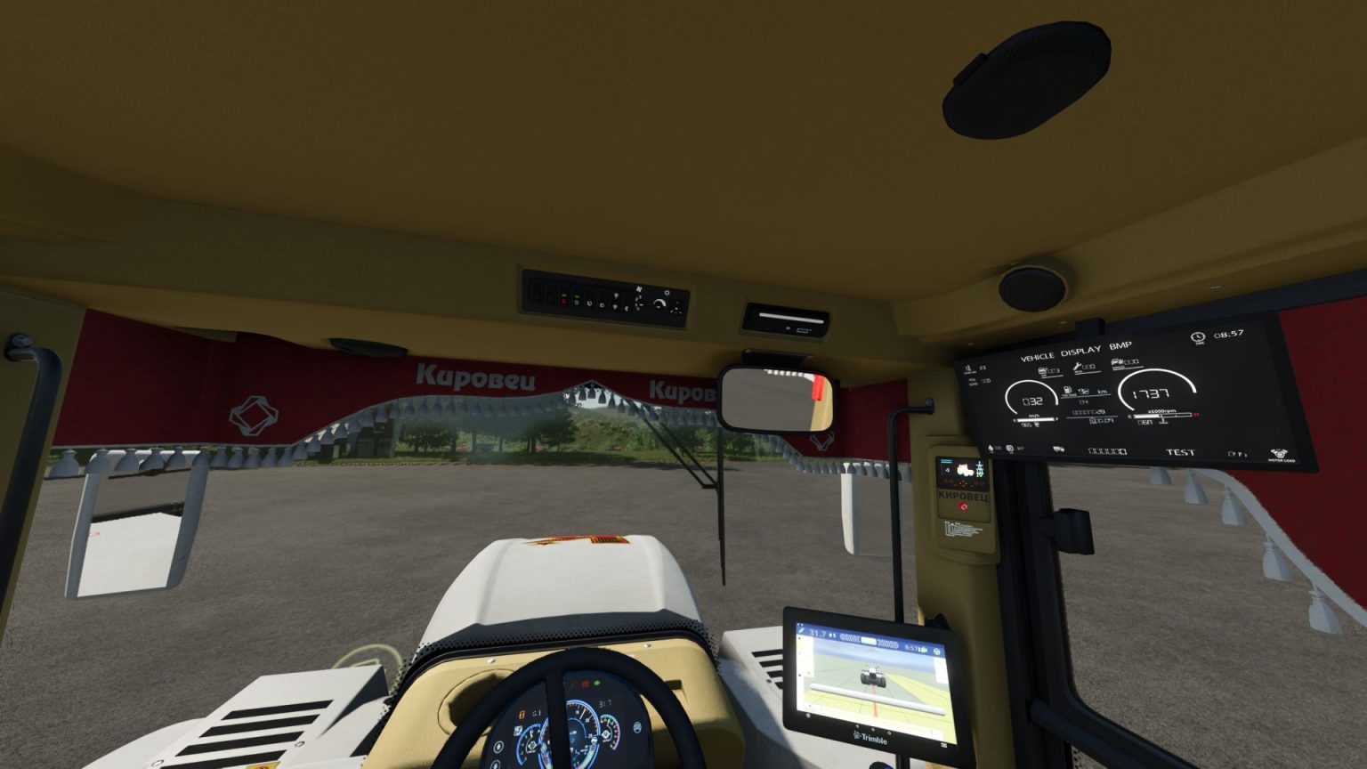 Vehicle CockPit Info V1.0.0.0 FS25 Mod | Farming Simulator 22 Mod