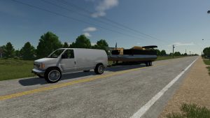 WSMC Pontoon Boat V1.0.0.0 FS25 Mod | Farming Simulator 22 Mod