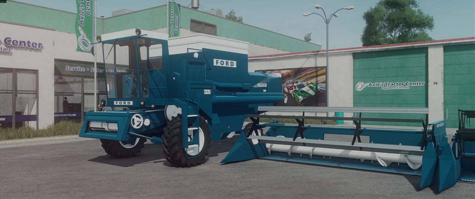 Ford 642 Combine & Headers v1.0.0.0 FS25 Mod | Farming Simulator 22 Mod