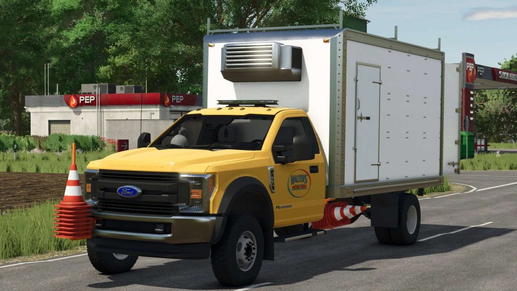 Ford F550 Utility Truck v1.0.0.0 FS25 Mod | Farming Simulator 22 Mod