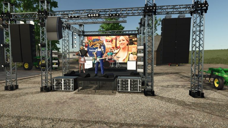 Placeable Octoberfest concert animated V1.0.0.0 FS25 Mod | Farming ...