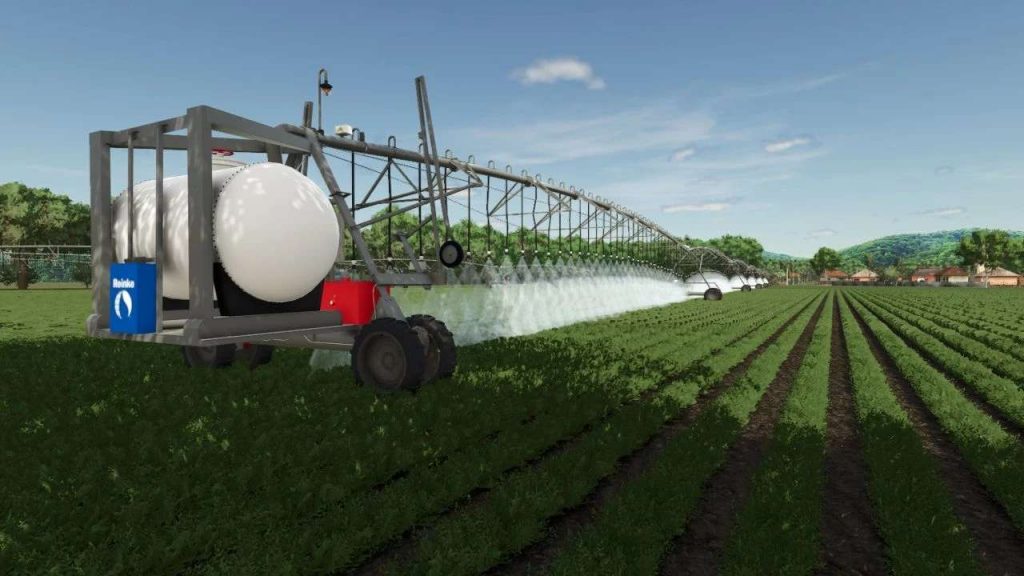 Reinke Linear Irrigation System v1.0.0.0 FS25 Mod | Farming Simulator ...