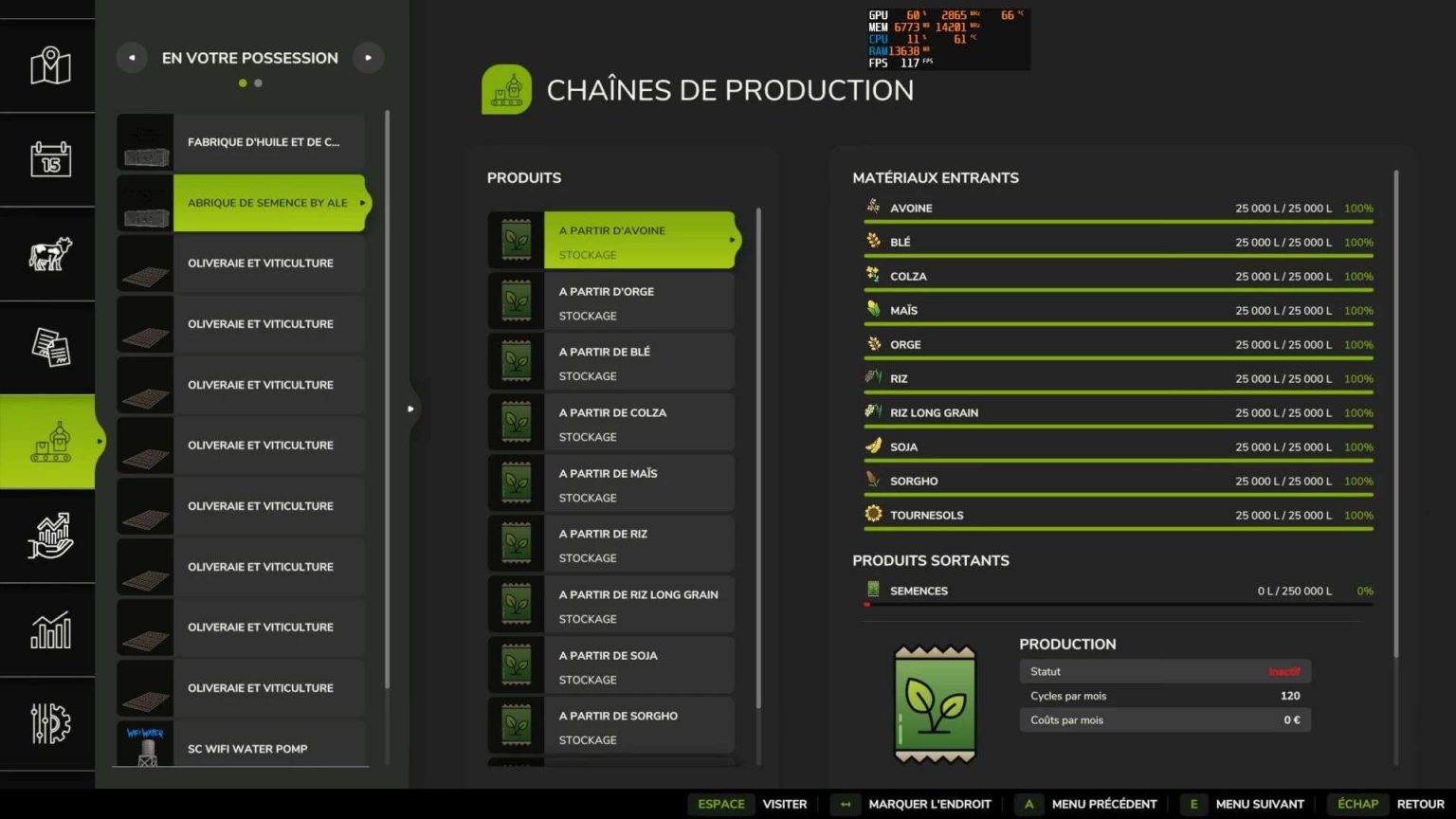 Seed factory v2.0.0.1 FS25 Mod | Farming Simulator 22 Mod