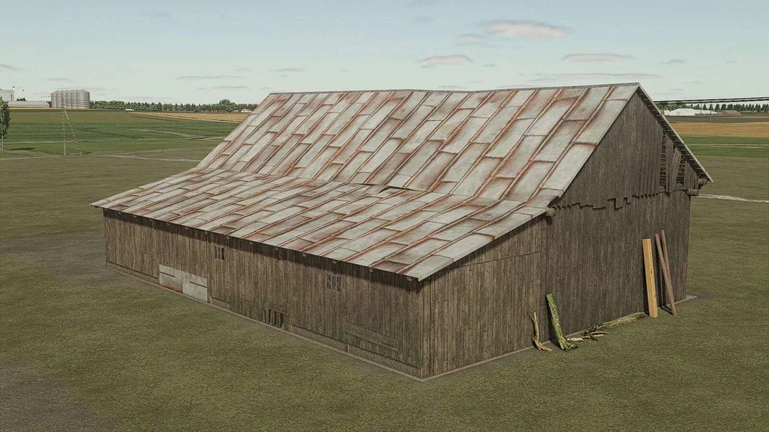Wood Cow Barn v1.0.0.0 FS25 Mod | Farming Simulator 22 Mod