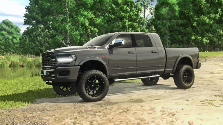 2024 Dodge Ram Mega Cab V1.2.0.6 FS25 Mod | Farming Simulator 22 Mod