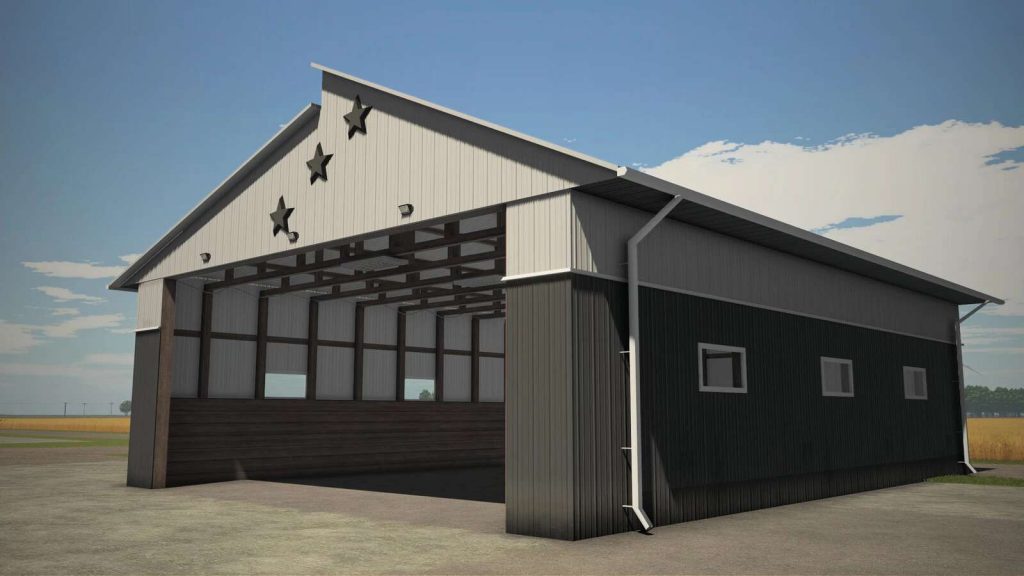 American Old Garage v1.0.0.0 FS25 Mod | Farming Simulator 22 Mod
