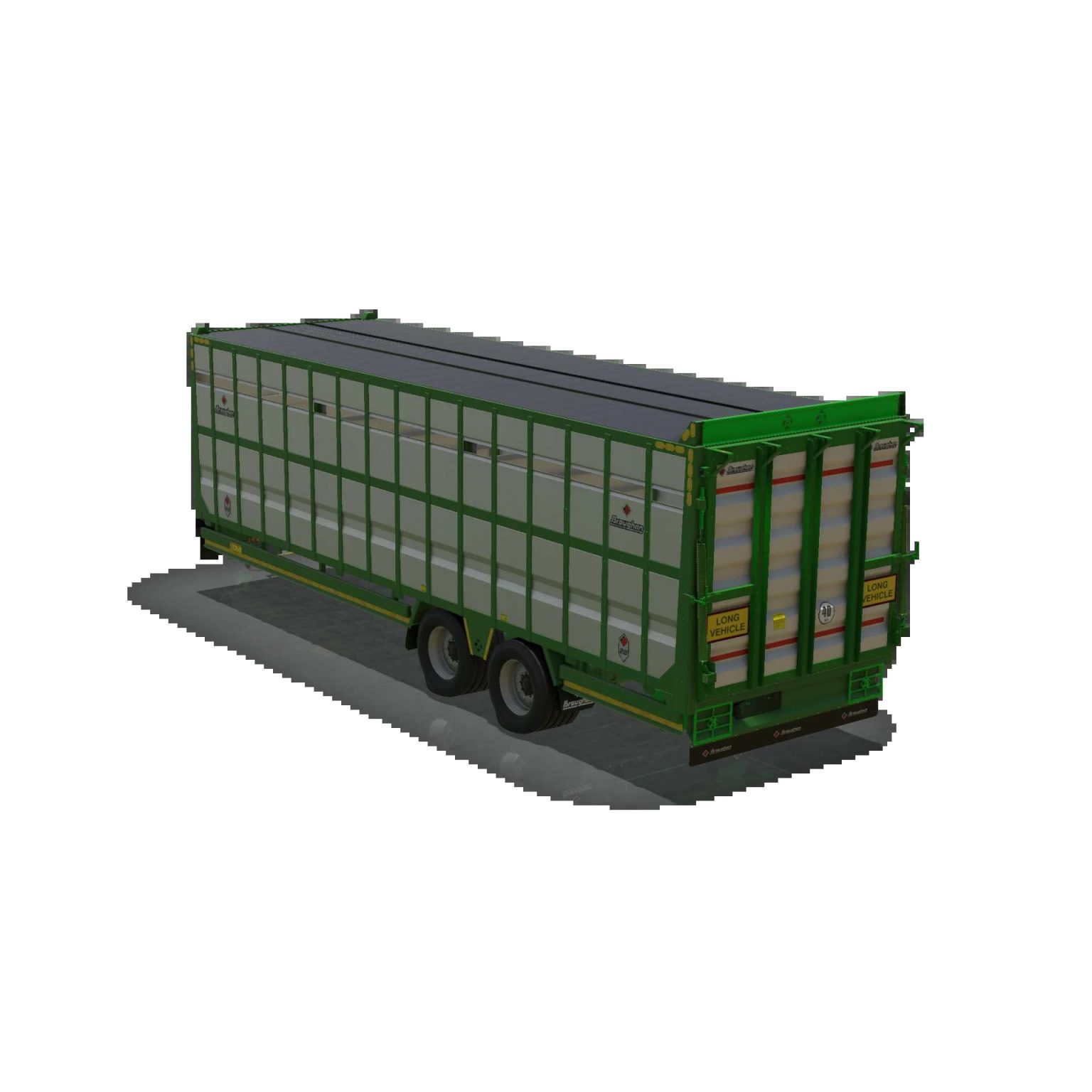 Broughan 28ft Livestock Trailer v1.0.0.0 FS25 Mod | Farming Simulator ...