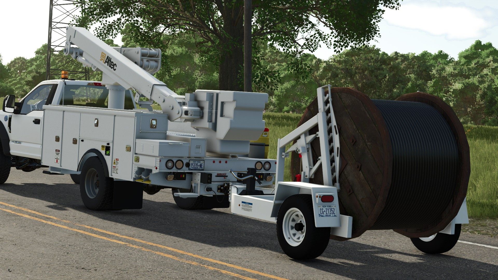 Ford F-600 Service Truck V1.2.0.0 FS25 Mod | Farming Simulator 22 Mod