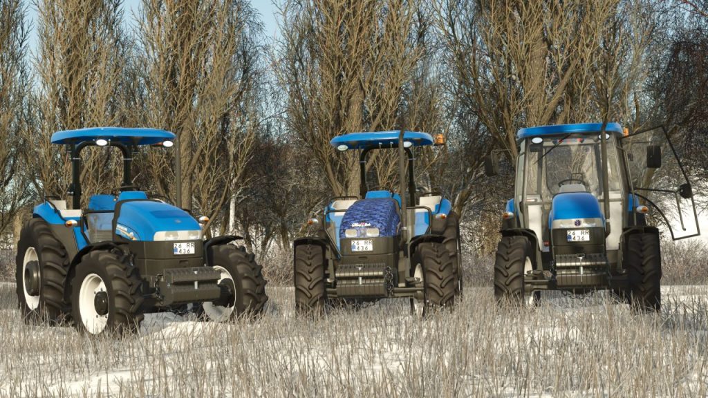 New Holland TD85D 2004-2012 V1.1.1.0 FS25 Mod | Farming Simulator 22 Mod